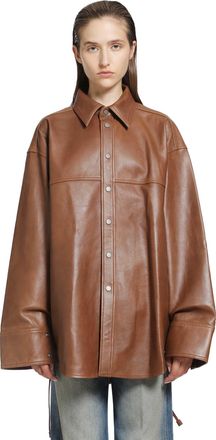 Haikure Victoria Silky Leather Shirt