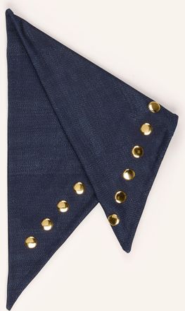 Goldbergh Goldbergh Dreieckstuch Tetsu Mit Nieten blau