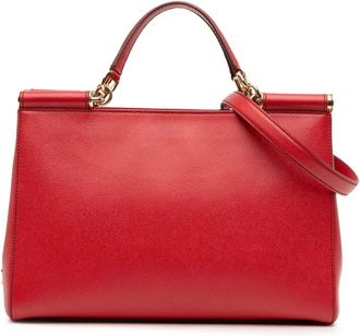 Dolce & Gabbana sac à main Miss Sicily médium (2009) - Rouge