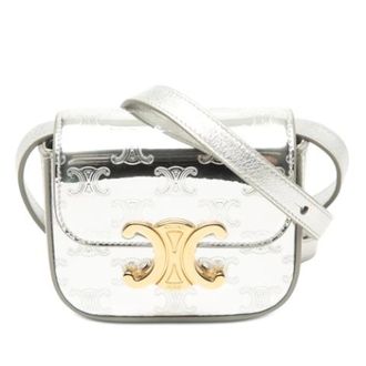 Celine Pre-owned Claude Crossbody Bag - Femme - Pre-owned - Gris - Taille: ONE Size