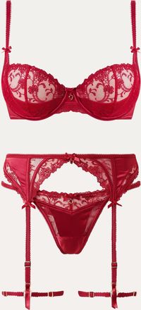 Lounge Valentina Intimates BH (Set) - Rotwein