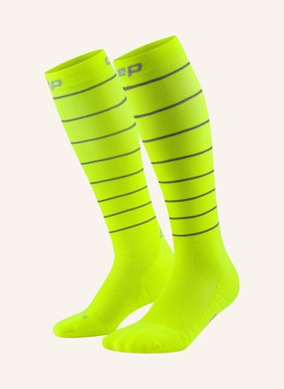CEP Cep Cep Cep Pro Run Reflective Socks, Tall, 2.0, Men gelb