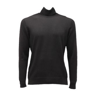 La Fileria Woll-Rollkragenpullover - - Knitwear - Herren - Schwarzk - M