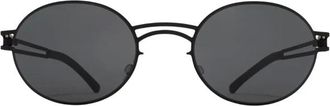 Mykita Femme, Accessoires, Noir, Taille: 49 MM Lunettes de Soleil M&eacute;talliques Design &Eacute;l&eacute;gant