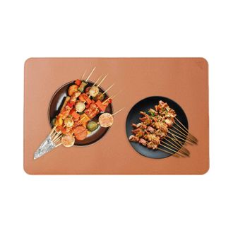 Generico Ledermatte f&uuml;r Esstisch, hitzebest&auml;ndige K&uuml;chentextilien, f&uuml;r den Au&szlig;enbereich und Camping, f&uuml;r Zuhause, Familie, B&uuml;ro, Restaurant, Picknick, Abendess