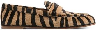 Stuart Weitzman Mocassins en cuir pony imprim&eacute;