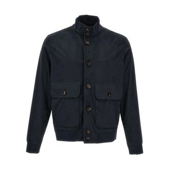 Roberto Ricci Design Rrd, Homme, Vestes, Bleu, Taille: XL Micro Velour Jacket