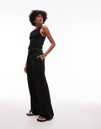 Mango Combinaison avec top en maille - Noir