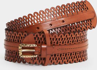 Reptiles House Koi - Ledergürtel - Tabak