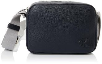 Calvin Klein Jeans Sac cargo pour appareil photo LV04G3081G Crossover, bleu (Seaborne/gris formel), taille unique, Bleu (Seaborne/gris formel), One Size