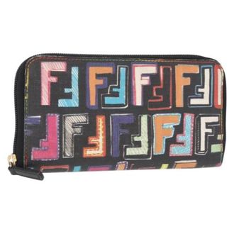 Fendi Portefeuille en toile Pre-owned - Femme - Pre-owned - Multicolore - Taille: ONE Size