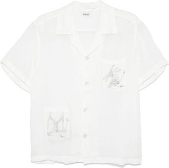 Bode Skiers Hemd - Weiß