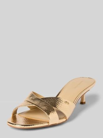 Michael Kors Sandalette aus Leder im Metallic-Look Modell CASSIDY KITTEN
