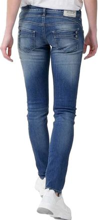 Herrlicher Damen Piper Slim Organic Denim Jeans, Blue sea L32, W24/L32