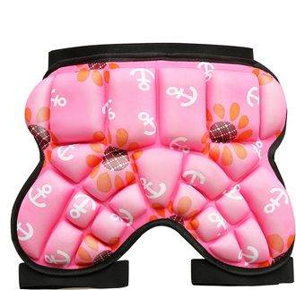 Generic Sport-Pad zum Schutz des Ges&auml;&szlig;es, verdickte H&uuml;ftpolster f&uuml;r Kinder, Schlittschuhlaufen, Protektoren f&uuml;r Kinder, Schutzausr&uuml;stung f&uuml;r Roller Ski