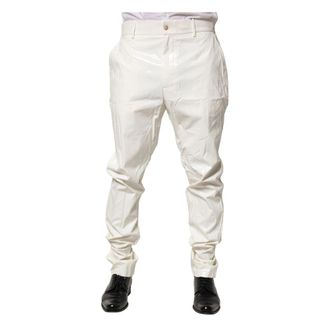 Dolce & Gabbana Tapered Pants - - Trousers - Herren - Wei&szlig; - S
