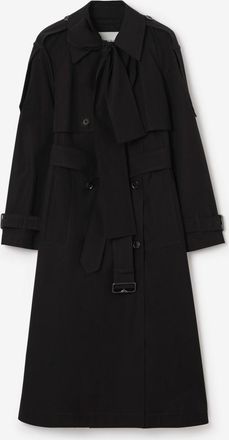 Burberry Trench long Trerose en toile, Size: 04