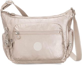 Kipling GABBIE S Kleine Umhängetasche, Metallic Glow (Silber)