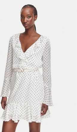Guess Kleid f&uuml;r den Alltag W6YK35 W2959 Wei&szlig; Regular Fit