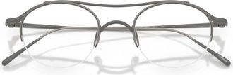 Giorgio Armani Ovale Optische Brille - - Accessories - unisex - Grau - 48 MM
