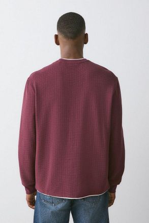 Next Langarmshirt Strukturiertes Langarmshirt (1-tlg)