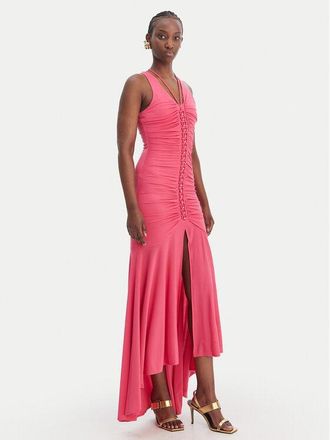 Just Cavalli Coctailkleid 80PAOB01 CJB04 Rosa Slim Fit