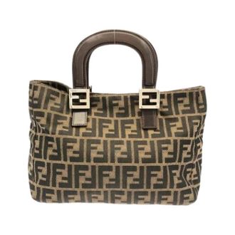 Fendi Pre-owned Vintage Canvas Handbag - - Pre-owned - Damen - Braun - ONE SIZE