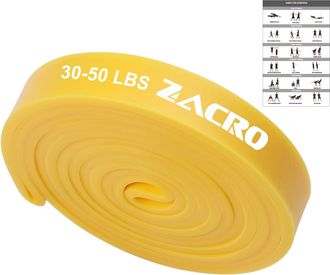 Zacro Resistance Bands, Fitnessbänder Widerstandsbänder, Widerstandsband Set mit Türanker, Fitnessbänder für Yoga, Pilates, Training, Klimmzughilfe, Krafttr