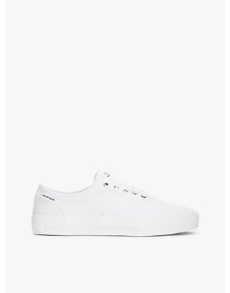 Tommy Hilfiger Baskets en toile &agrave; semelle moul&eacute;e - Blanc