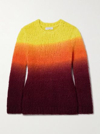 Gabriela Hearst Pull En Cachemire Bross&eacute; D&eacute;grad&eacute; Pallas - Orange