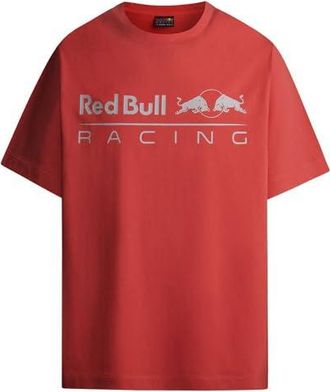 Pepe Jeans London Red Bull Racing X Pepe Jeans RBR Logo Driver Tee T-Shirt, Red (Mars Red), M Homme