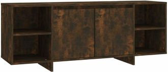 Les Tendances Meuble TV Chêne fumé 130x35x50 cm