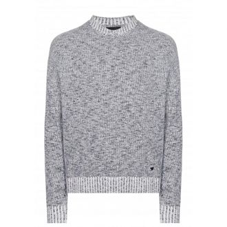 Emporio Armani Wollpullover mit Rundhalsausschnitt - - Knitwear - Herren - Mehrfarbig - L