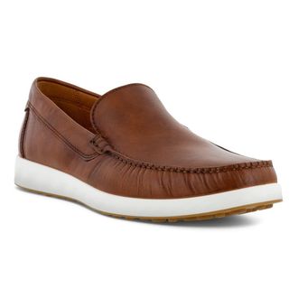 Ecco Mens S Lite MOC Classic Driving Style Loafer, Cognac, 12-12.5
