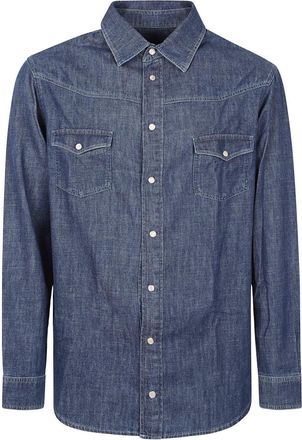 Emporio Armani Denimhemd - - Shirts - Herren - Blau - XL