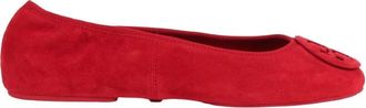 Tory Burch Femme, Chaussures, Rouge, Taille: 37 1/2 EU Ballerines de voyage Reva