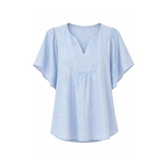 2-Biz Femme, Blouses et Chemises, Bleu, Taille: 38 FR Blouses & Chemises