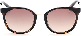 Guess GU7459 Lunettes de soleil, Havana/Marron, 52 mm