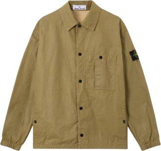 Stone Island Homme, Vestes, Vert, Taille: L Surchemise