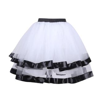 Generic Jupe tutu de danse de Notting Hill 2026 pour femme - Pour No&euml;l, danse, f&ecirc;te, ballet, blanc, Taille unique