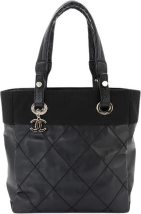Chanel Pre-owned A34208 Paris Biarritz Tote Bag - Femme - Pre-owned - Noir - Taille: ONE Size