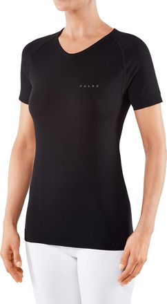 Falke Damen Funktionsshirt Warm, Funktionsgarn, 1 Stück, Schwarz (Black 3000), XS