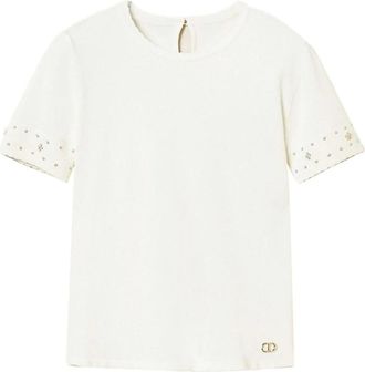 Twinset Femme, Tops, Blanc, Taille: 40 FR T-Chemises