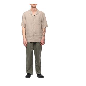 Paolo Pecora G081-3621 Hemdjacke - - Shirts - Herren - Beige - L