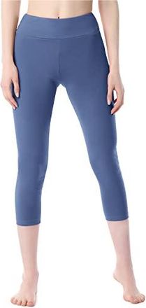 Merry Style Legging 3/4 Tenue Sport en Coton Femme MS10-430 (Jeans, S)