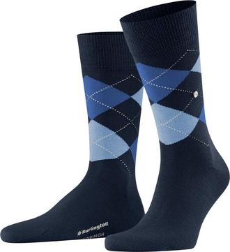 Burlington Wadenhohe Socken mit Schurwolle in Argyl-Muster in