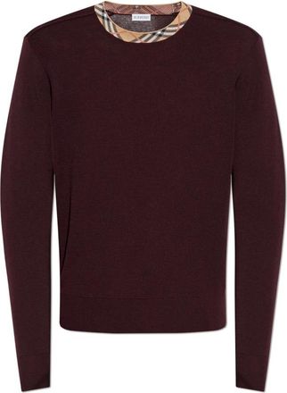 Burberry Herren, Strickwaren, Rot, LGröße