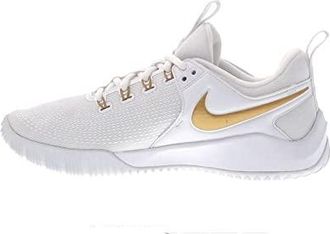 Nike Nike Zoom Hyperace 2 Le Chaussures de Volleyball Senior 1/2, Or Blanc., 40.5 EU