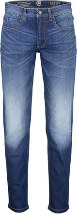 Lerros Herren 5-Pocket-Denimstyle in Used-Optik (2009320), Größe:W34, Länge:L30, Farbe:Navy (485)
