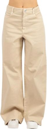 Max Mara Femme, Jeans, Beige, Taille: 34 FR Medina Wide-leg Jeans